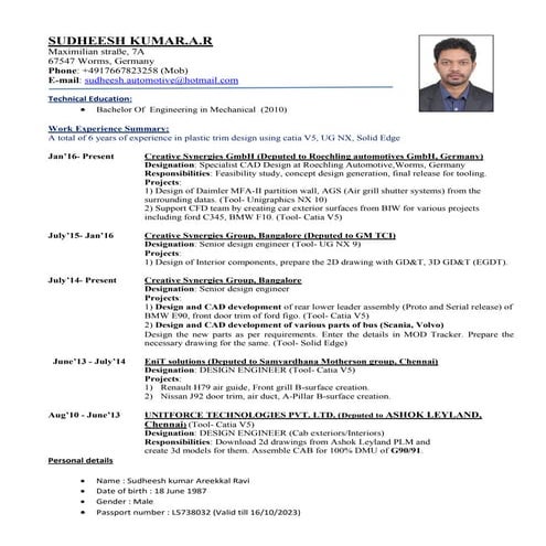 SUDHEESH_CV | PDF