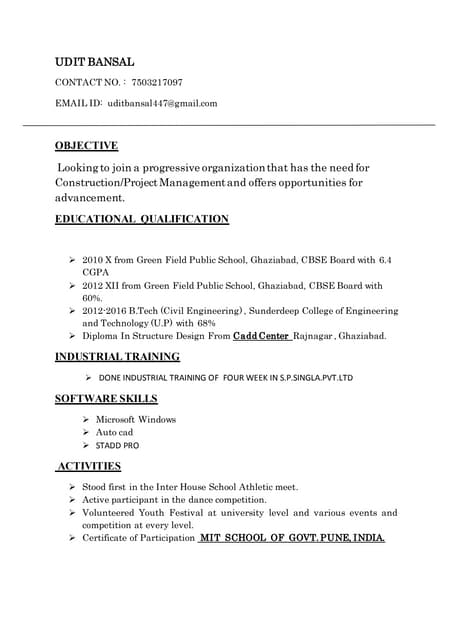 REsume (garima) | PDF