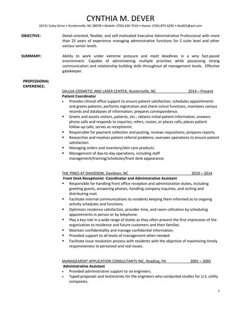 Resume 12 2014 | PDF