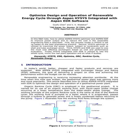 Aspen Custom Modeler Overview | PDF