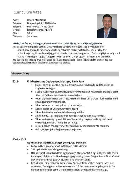 CV Mai-Britt Haubro | PDF
