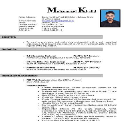 Muhammad_Khalid_CV | DOC