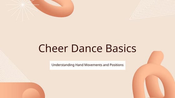 cheer DANCE HOPE 3, the different basic steps of cheer dance | PPTX ...