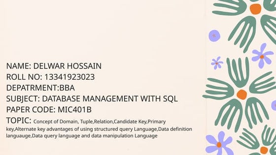 Python_23B81A6625presentationlistvsdict.pptx | Programming Languages | Computing