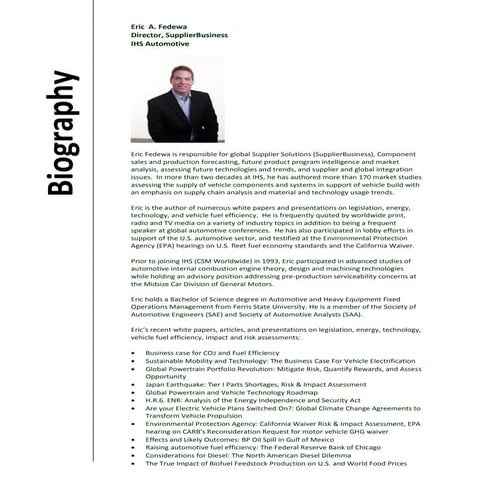 Eric Fedewa_bio | PDF