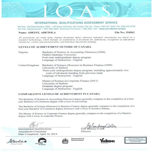 IQAS Assessment | PDF