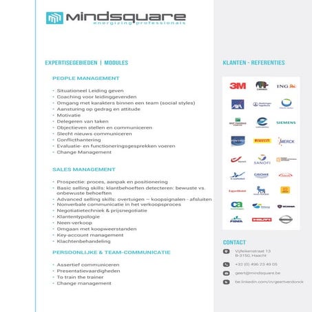 Mindsquare expertisegebieden | PDF
