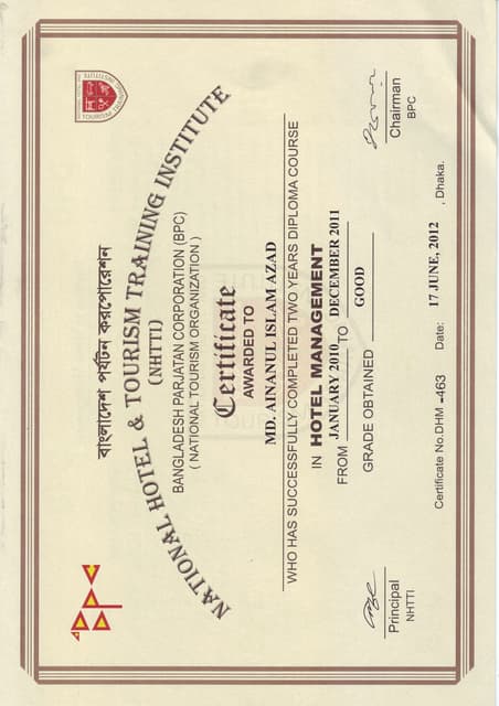 CXC CERTIFICATE | PDF
