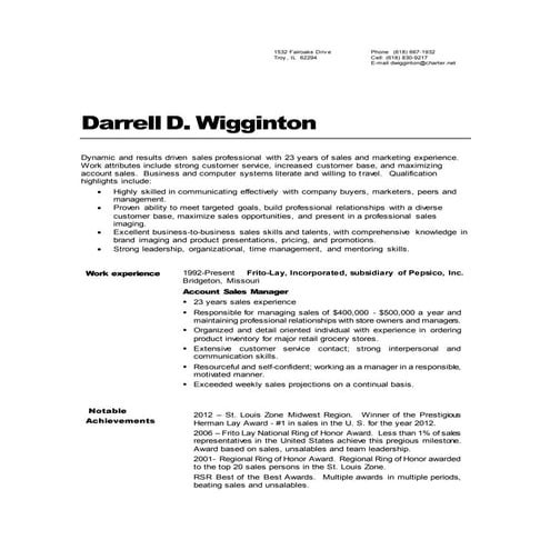 darrell resume 2015 | DOCX