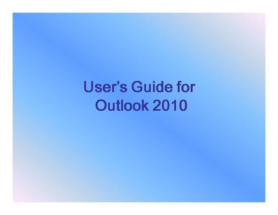 How To Create Outlook Form With Example Ppt