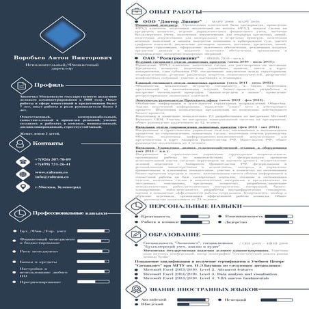 CV_Русская_версия | PDF