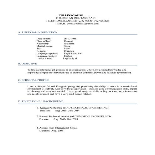 Revised CV gmail | PDF