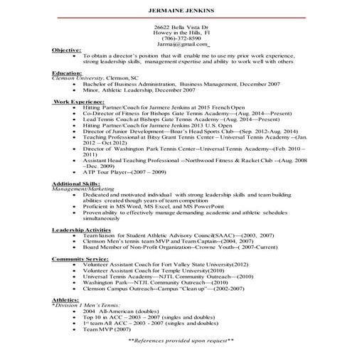 Oliver Resume RSA | DOCX