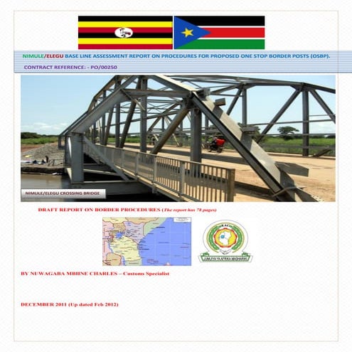 Border Post Assessment for OSBP Establishment- A case Of Numule-S.Sudan ...