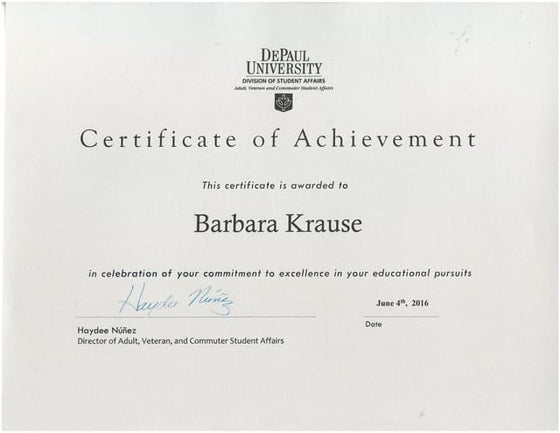 Alpha Sigma Lambda Certificate | PDF