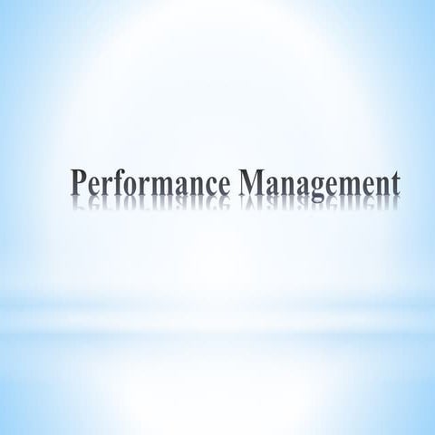 Performance Management System | PPTX