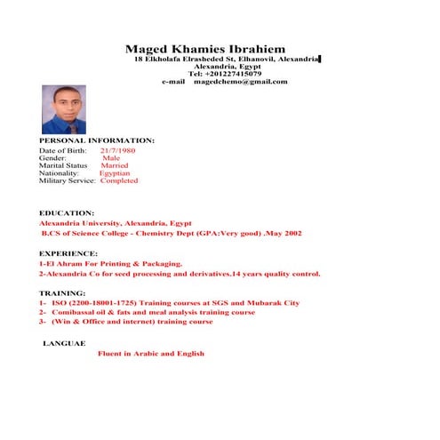 Maged CV | DOC