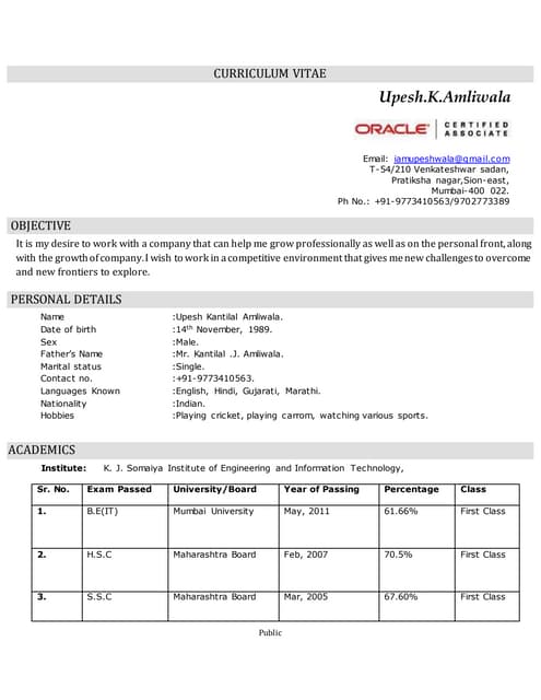 Upesh Amliwala presentations