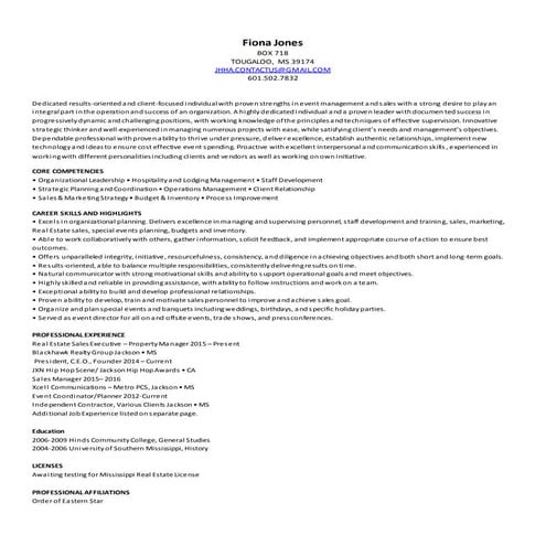 Sean Fitzgerald Resume | DOC
