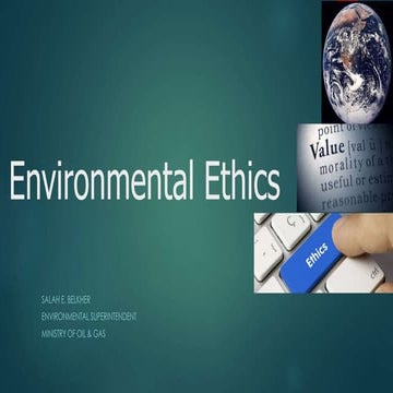 Environmental Ethics | PPTX