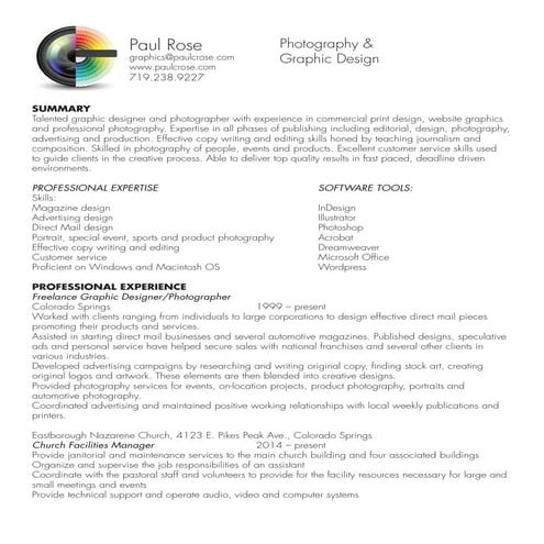 Pixar Resume | PDF
