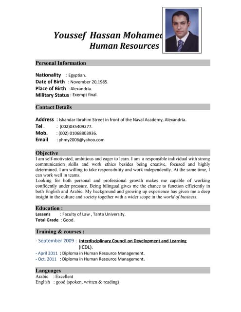 saddam CV | PDF