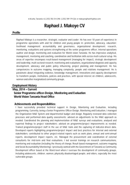 Michael Toronto CV | PDF