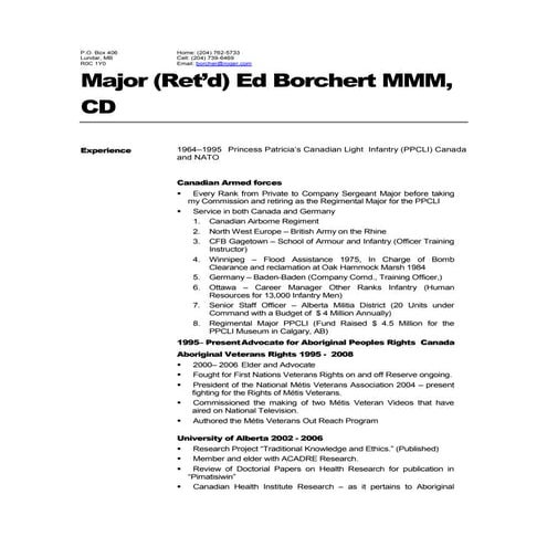 Ed's Resume 2015 | PDF