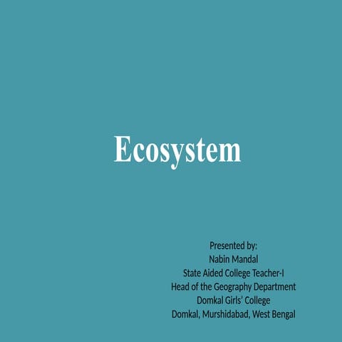 Introduction to sustainability | PPTX