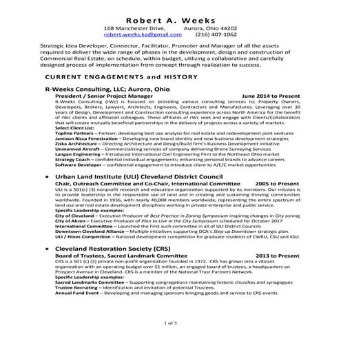 Robert Weeks Res Current | DOC