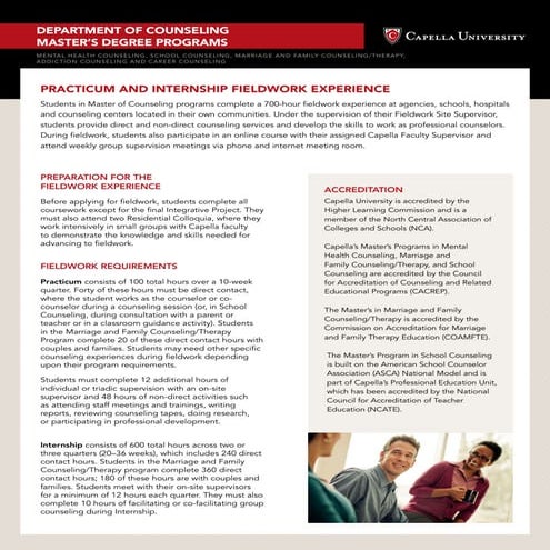 Fieldwork_Information_Flyer | PDF | Professional School | Postgraduate ...