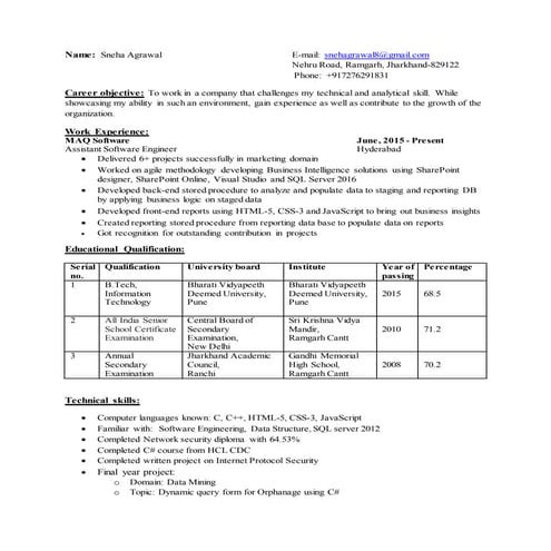 karthikeswari NEW resume | DOC