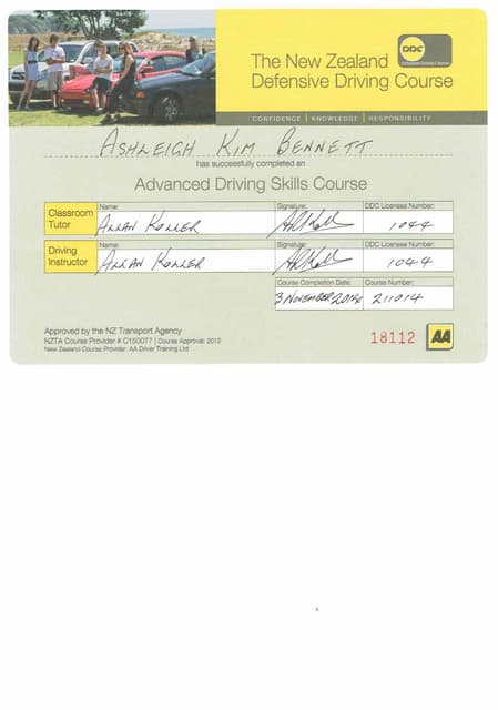 Level 2 Retail certificate | PDF