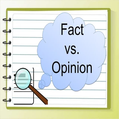 fact vs opinion | PPTX