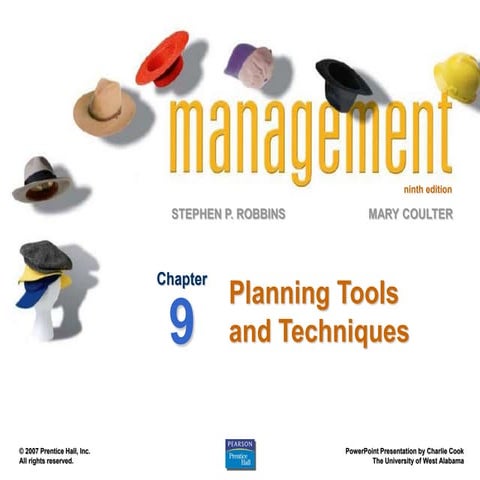 Planning tool and technique \\ Principle of managment | PPT