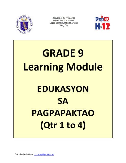 ESP MELCs Grade 9.pdf