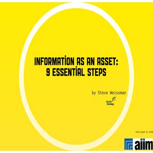 Information as an Asset: 9 Essential Steps | PPT