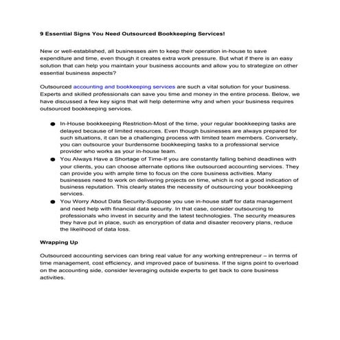 9 Essential Signs You Need Outsourced Bookkeeping Services (2).docx