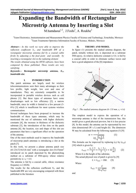 Design and Application of Biconical Antenna | PPTX | Physics | Science
