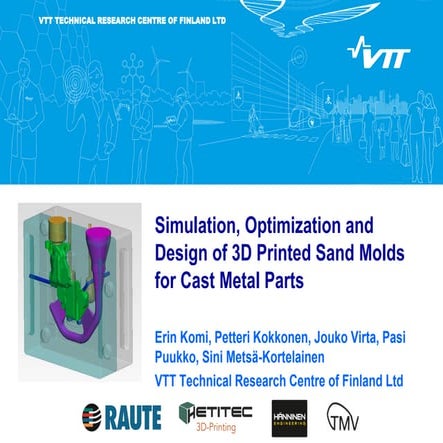 Simulation, Optimization and Design of 3D Printed Sand Molds for Cast ...