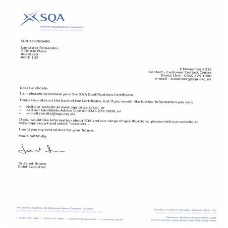 SQA -SCQF Level 8 certificate Assessor | PDF