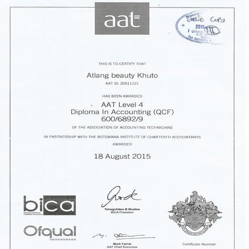 AAT Level 4 Diploma | PDF