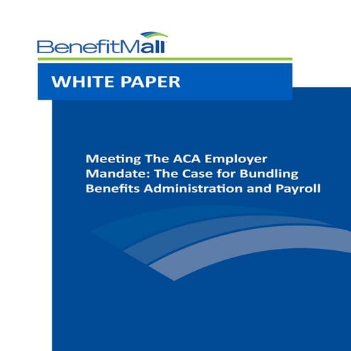 Meeting The ACA Employer Mandate (v2) | PDF