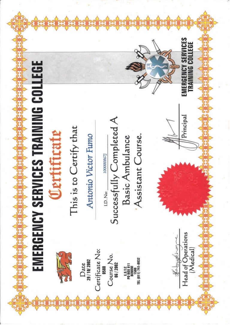 Firefighting Certificates firefighting-certificates