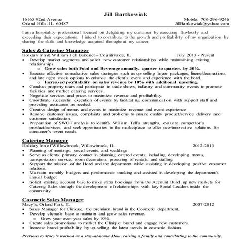 Bob's resume 2016 | DOCX