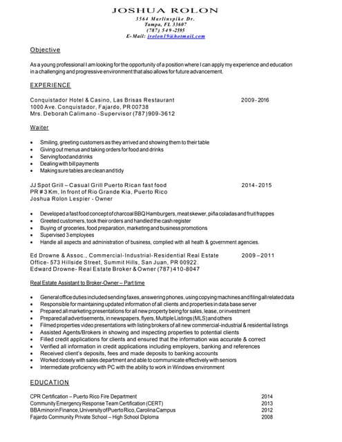 Milagros pagan resume | DOC