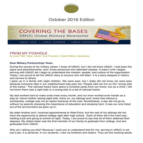 GMO Newsletter October 2016 Edition | PDF