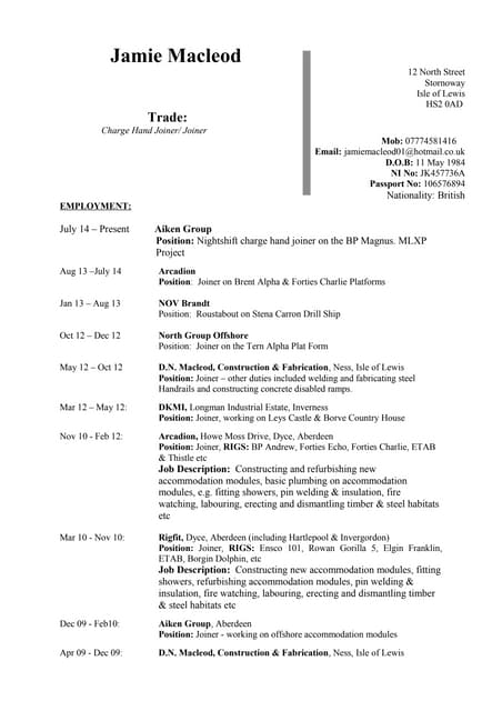 Jamie Macleod presentations
