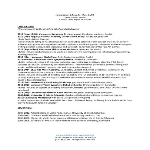 Resume Nov 2015 | PDF