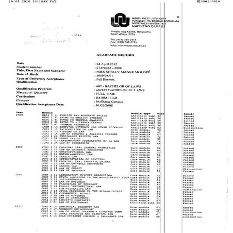 Qualifications and Identity document, | PDF